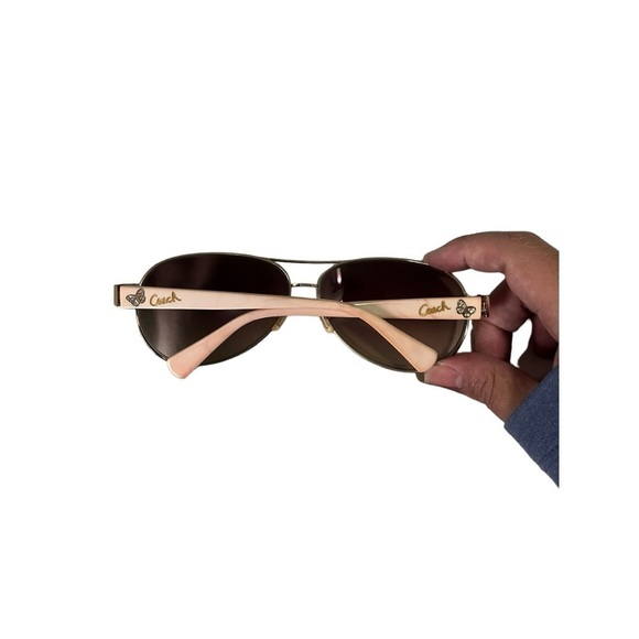 Coach | Accessories | Y2k Coach Wire Rim Aviator Small Frame Butterfly ...